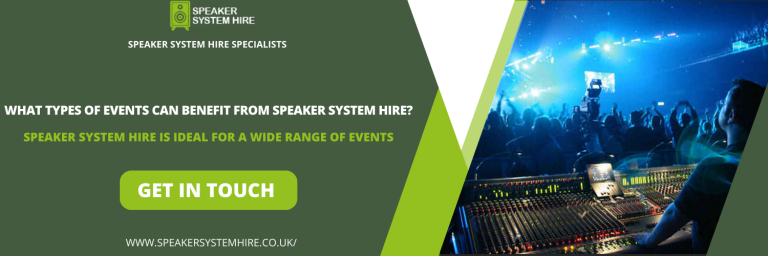 Speaker System Hire | PA Speakers to Hire – Best Speaker System Hire ...